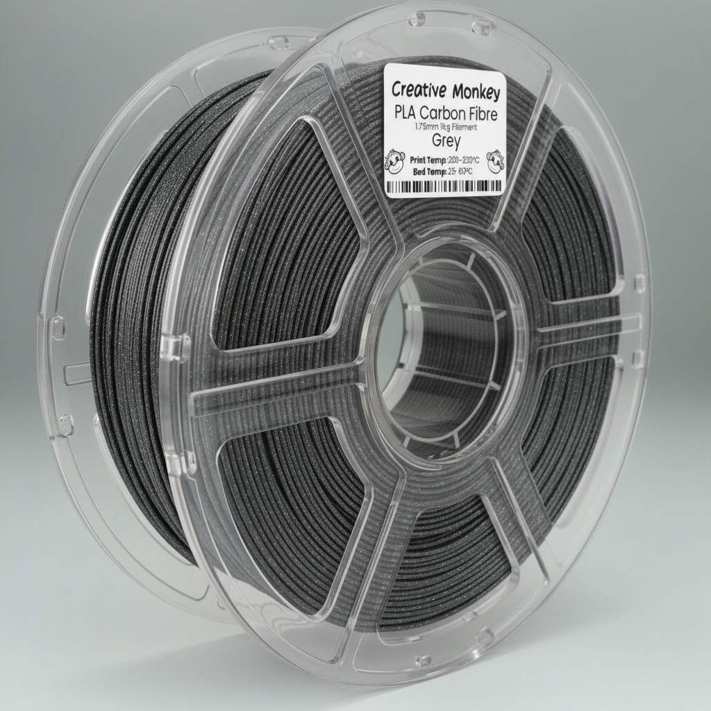 Carbon Fibre PLA - Volcanic Rock Grey – Creative Monkey